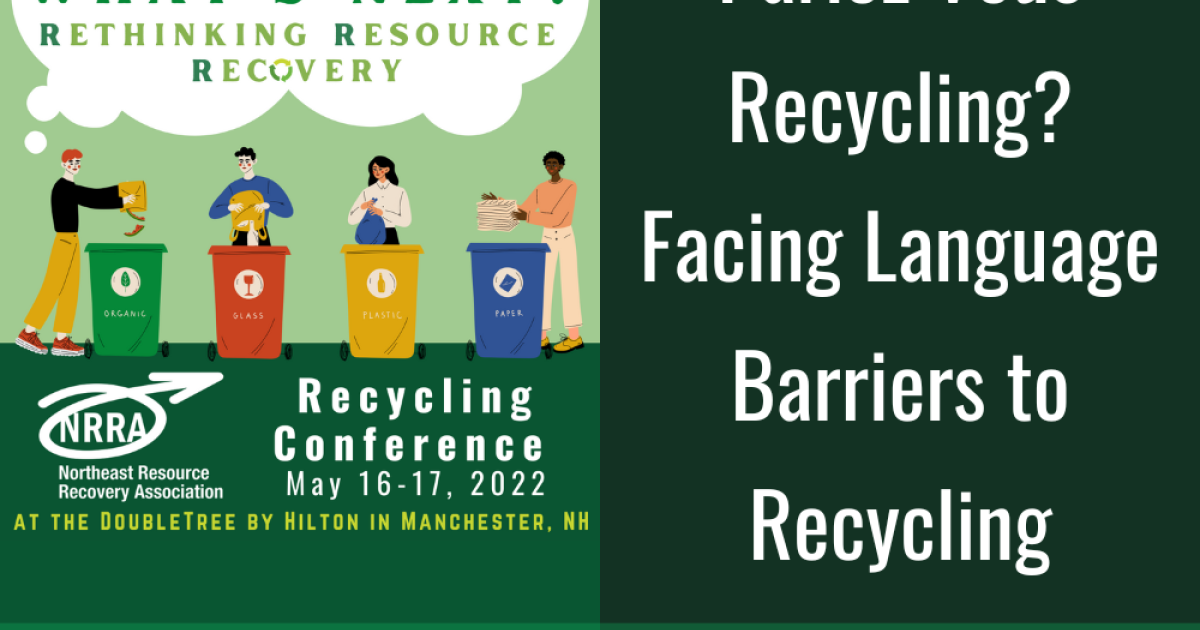 Parlez Vous Recycling? Facing Language Barriers to Recycling | NH Recycles